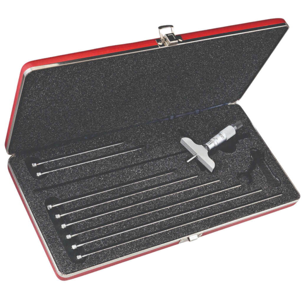 Starrett 440Z-9L Micrometer Depth Gage Set, 0-9" Range, .001" - Master ...