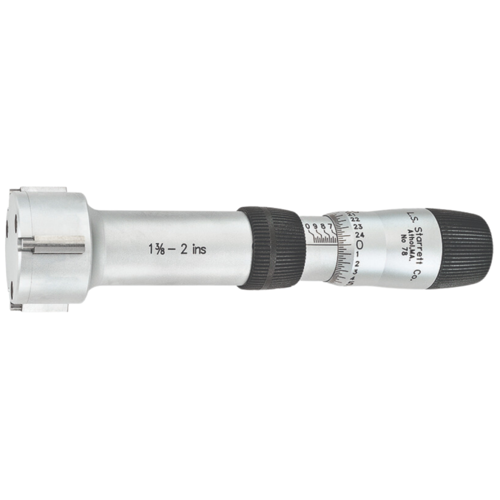 Starrett 78XTZ-2 Inside Bore Gage Micrometer, 1-3/8 - 2", .00025 ...