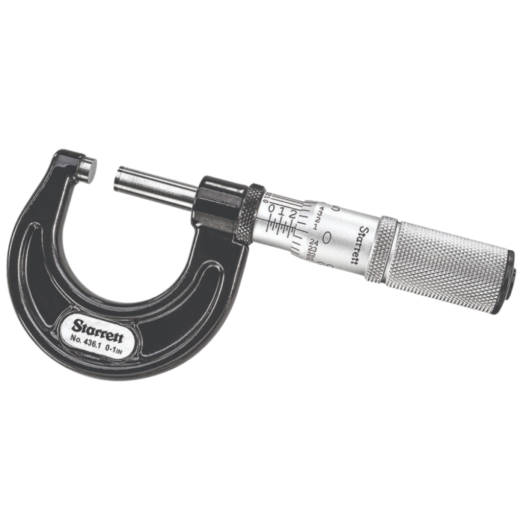 Starrett T436.1XFL-1 Friction Thimble Outside Micrometer