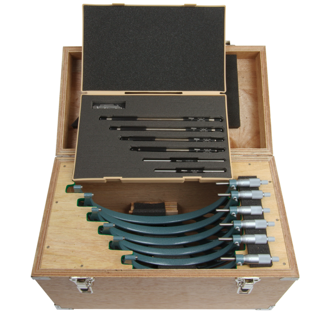 Mitutoyo 103-909 Outside Micrometer Set with Standards