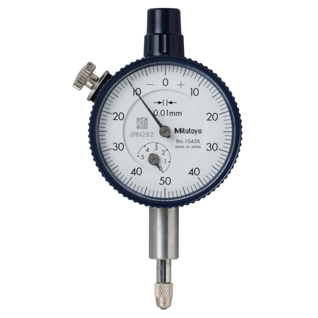 Mitutoyo 1045A Series 1 Dial Indicator, Flat Back, 0-5mm - Master Gage ...