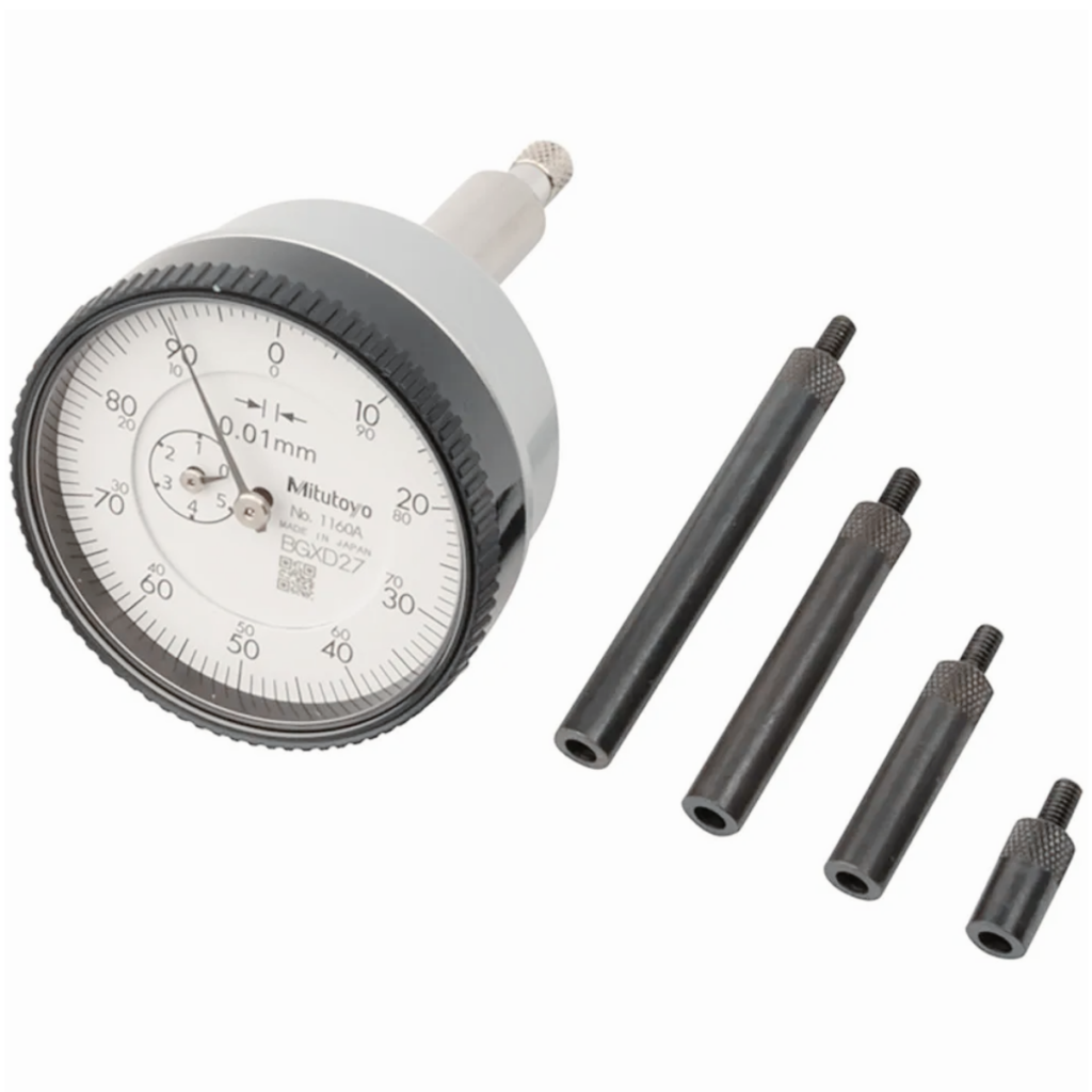 Mitutoyo 1160A Series 1 Back Plunger Dial Indicator, 0-5mm - Master ...