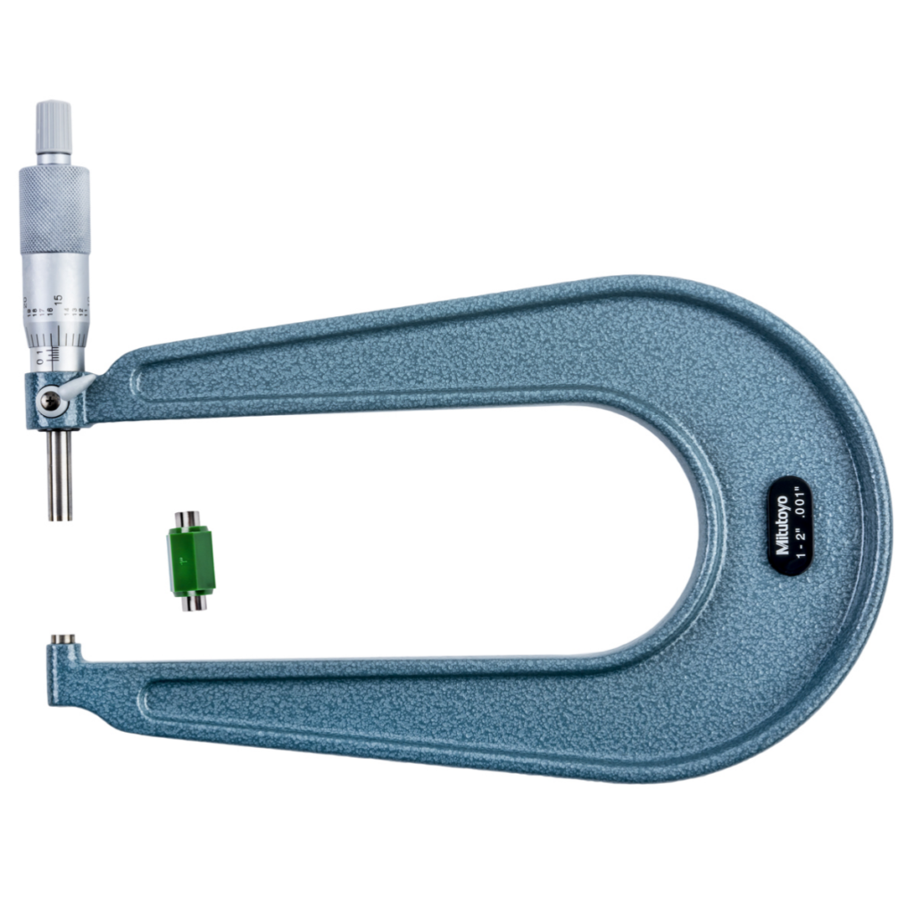 Mitutoyo 118-112 Mechanical Deep Throat Sheet Metal Micrometer