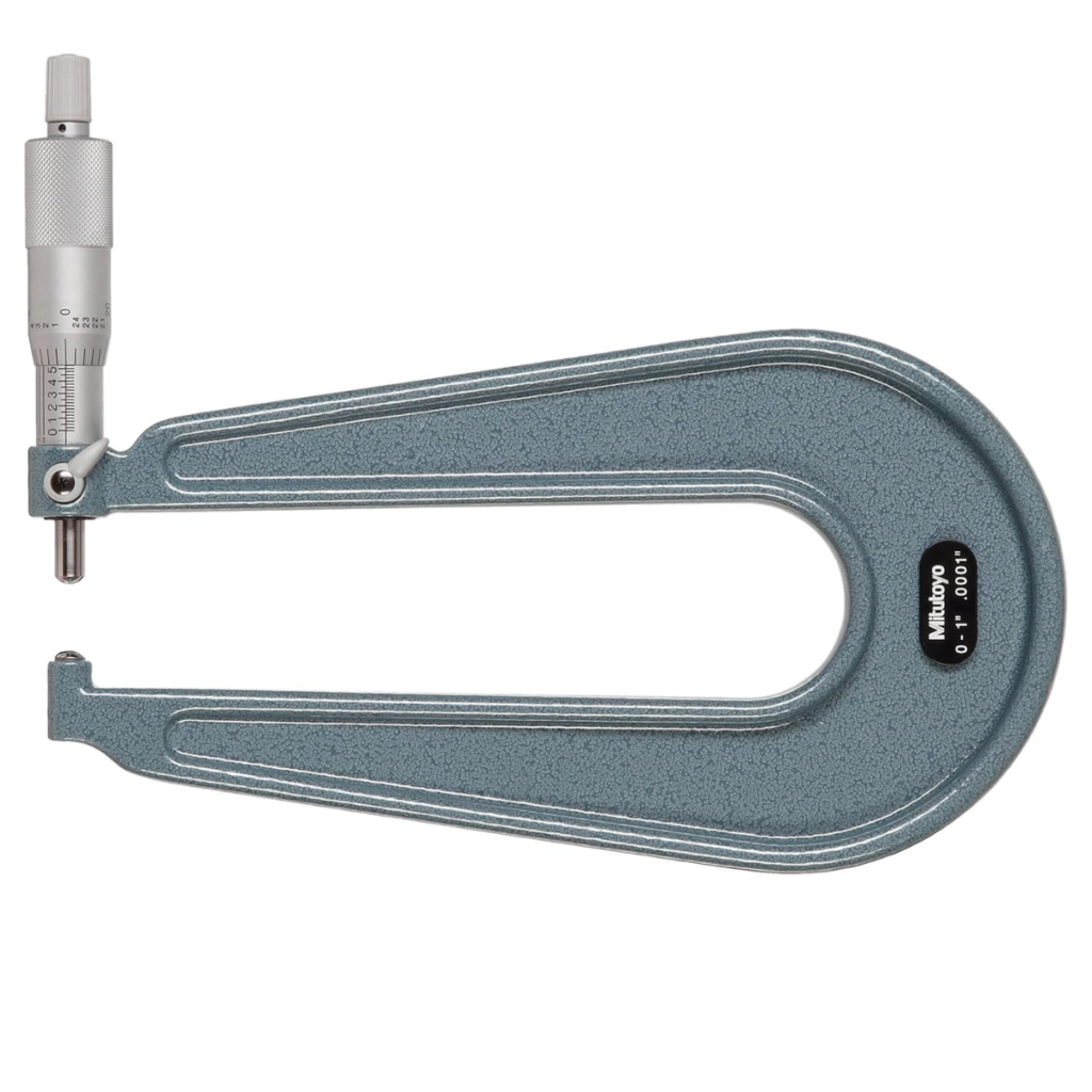 Mitutoyo 118-120 Mechanical Deep Throat Sheet Metal Micrometer