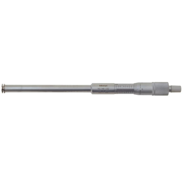 Mitutoyo 146-232 Groove Micrometer, Non-Rotating Spindle, 0-1"