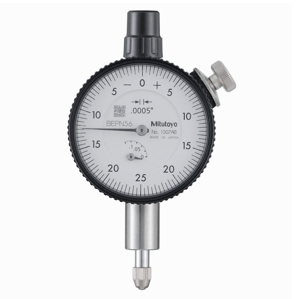 Mitutoyo 1507ab Series 1 Dial Indicator Flat Back 0 25 0 125