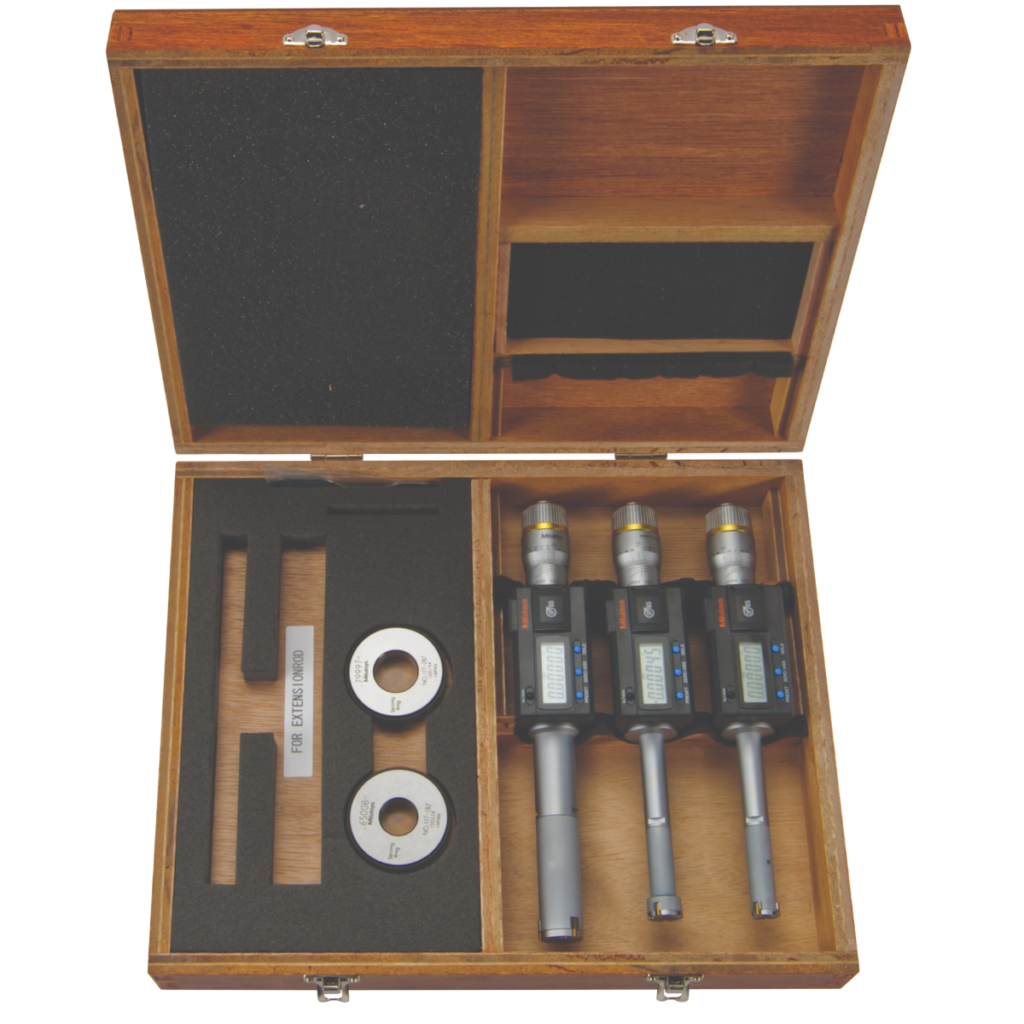 Mitutoyo 468-987 IP65 Digimatic Holtest Internal Micrometer Set with ...