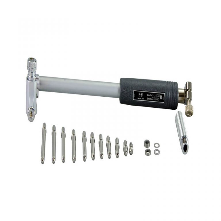 Mitutoyo 511-733 Dial Bore Gage, No Dial Gage, Standard Type, 2.0-6.0 ...