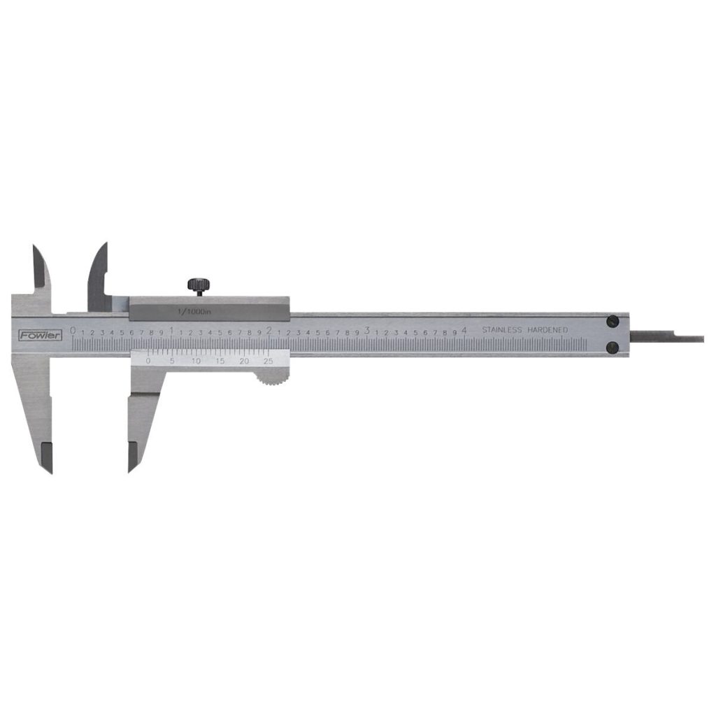 Fowler 52-057-004-0 Pocket-Size Vernier Caliper, 0-4”