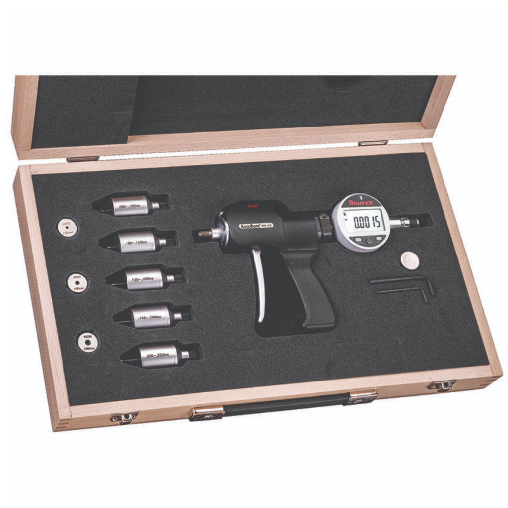 Starrett S781BXTBZ AccuBore Bore Gage Set, 0.80-.250”