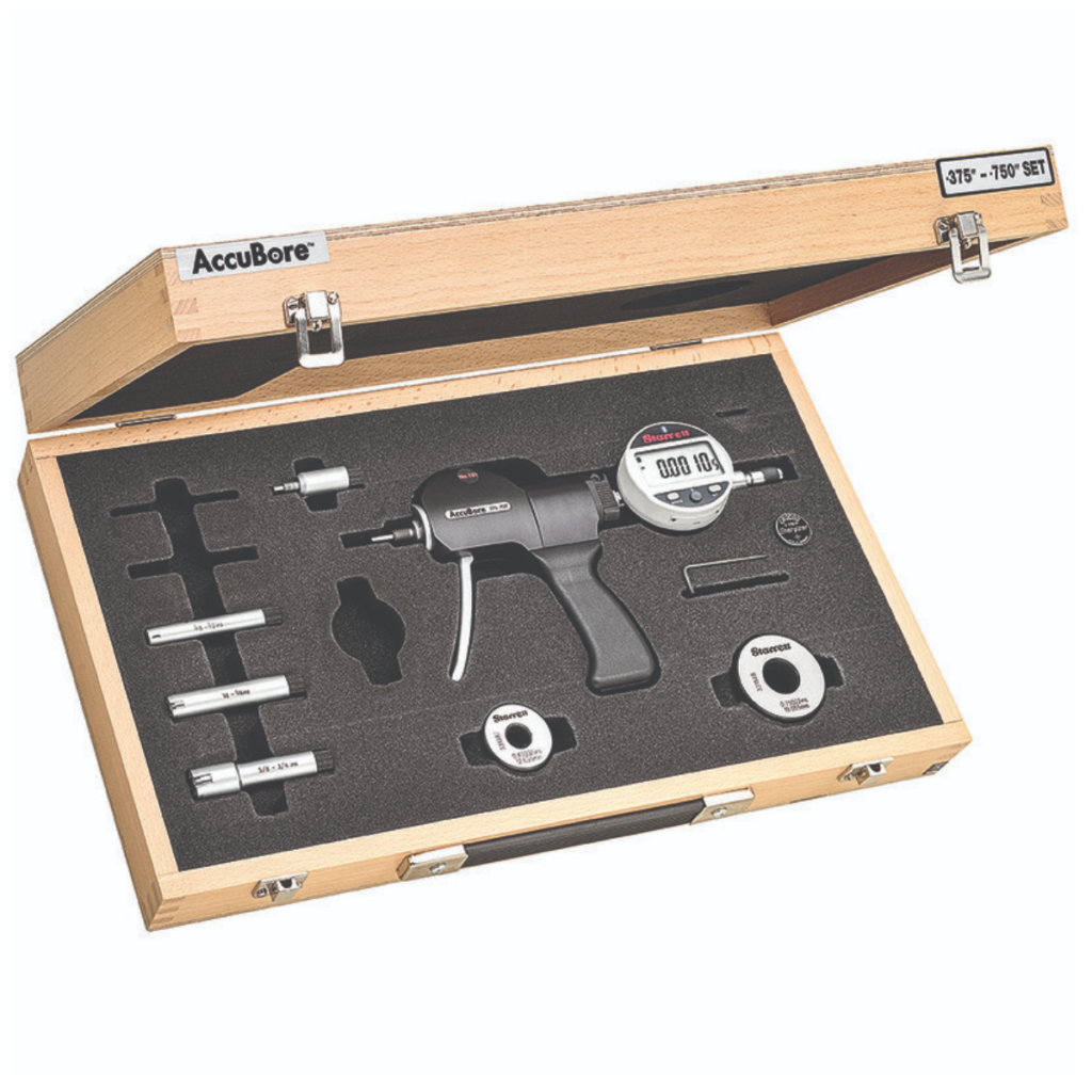 Starrett S781BXTDZ AccuBore Bore Gage Set, 3/8-3/4” (10-20mm)